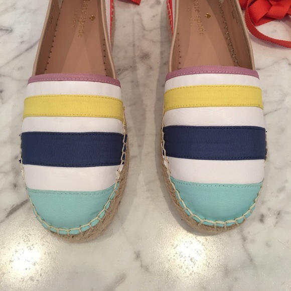 kate spade | Shoes | Kate Spade Striped Espadrille | Poshmark